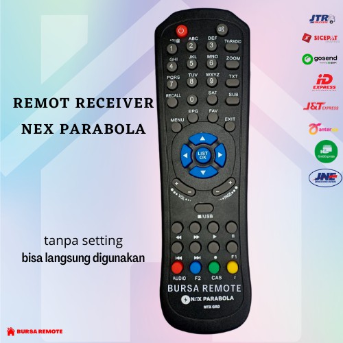 Jual Remot / REMOTE RECEIVER NEX PARABOLA GA (nex parabola gambar cas ...