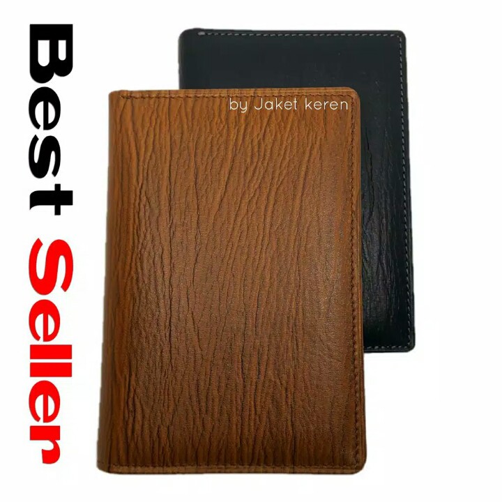Jual Dompet Kulit Pria Asli Garut Motif Serat Kayu Ukuran 3/4 Eklusive ...