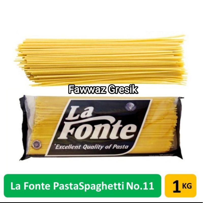 Jual La Fonte SPAGHETTI 1Kg Long / LaFonte Spaghetti Pasta Instant 1000 ...