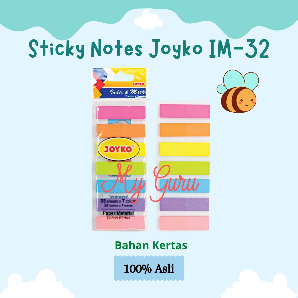Jual [SET] JOYKO INDEX & MARK PENANDA PEMBATAS MEMO STICKY NOTES IM-32 ...