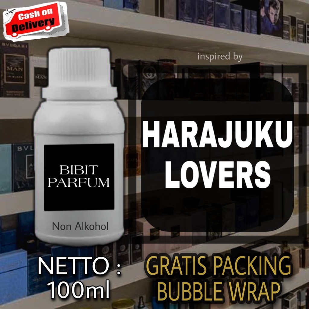 Jual TAHAN LAMA PARFUM HARAJUKU LOVERS WOMEN Netto 100ml Parfum Bibit ...