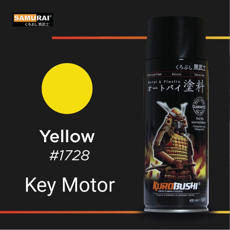 Jual Cat Semprot Pilok Pylox Pilox Samurai 400ml - Yellow 1728 Murah ( Kuning ) | Shopee Indonesia