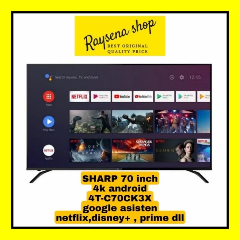 Jual SHARP LED TV 4T-C70CK3X LED TV 70 INCH 4K UHD ANDROID TV SHARP ... Jual SHARP LED TV 4T-C70CK3X LED TV 70 INCH 4K UHD ANDROID TV SHARP ...