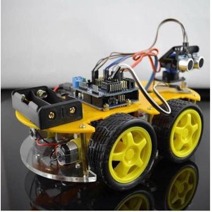 Jual Avoidance Tracking Motor Smart Robot Car Chassis Kit 4WD Arduino ...