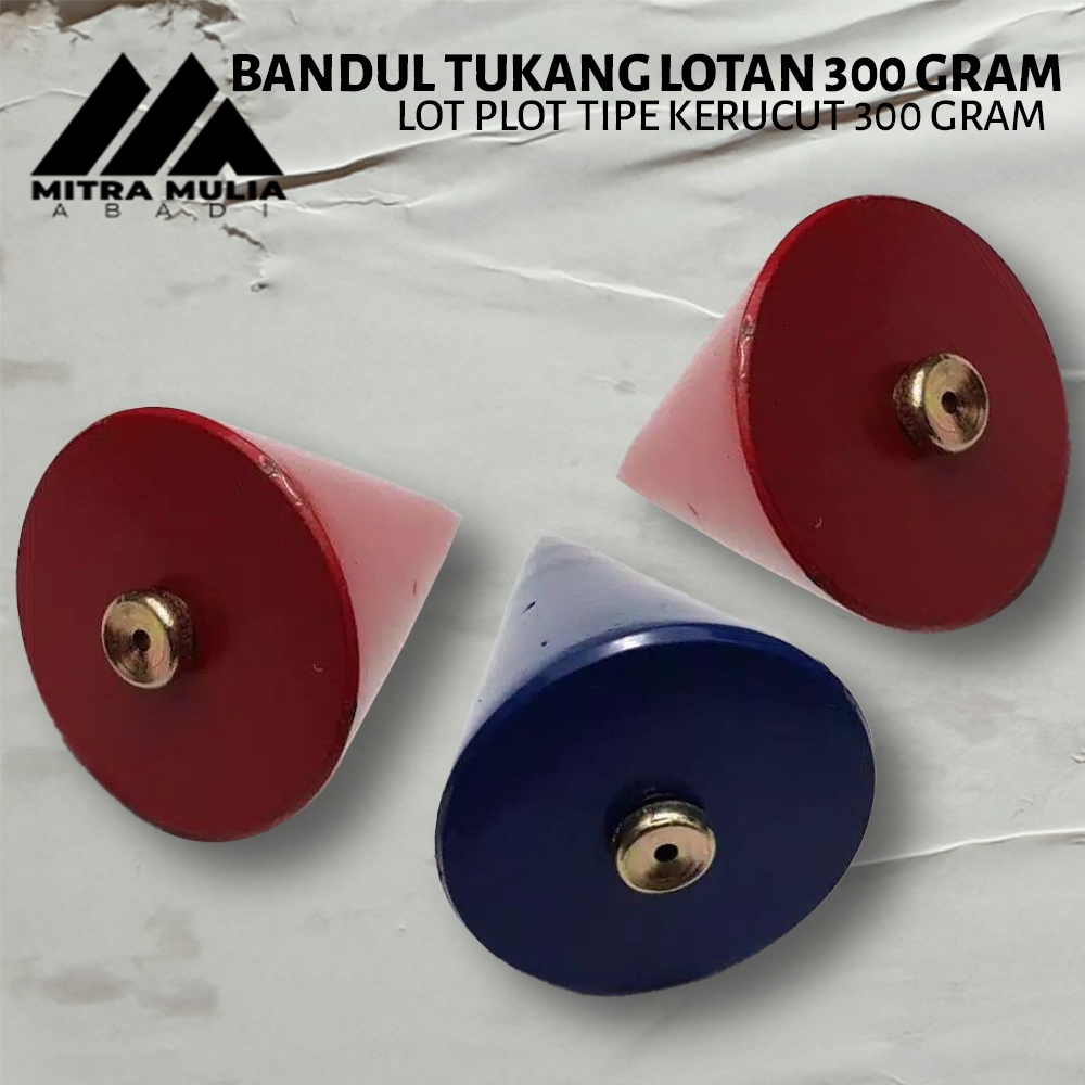 Jual Bandul Tukang Lotan Lot Plot Tipe Kerucut 300 gram | Shopee Indonesia