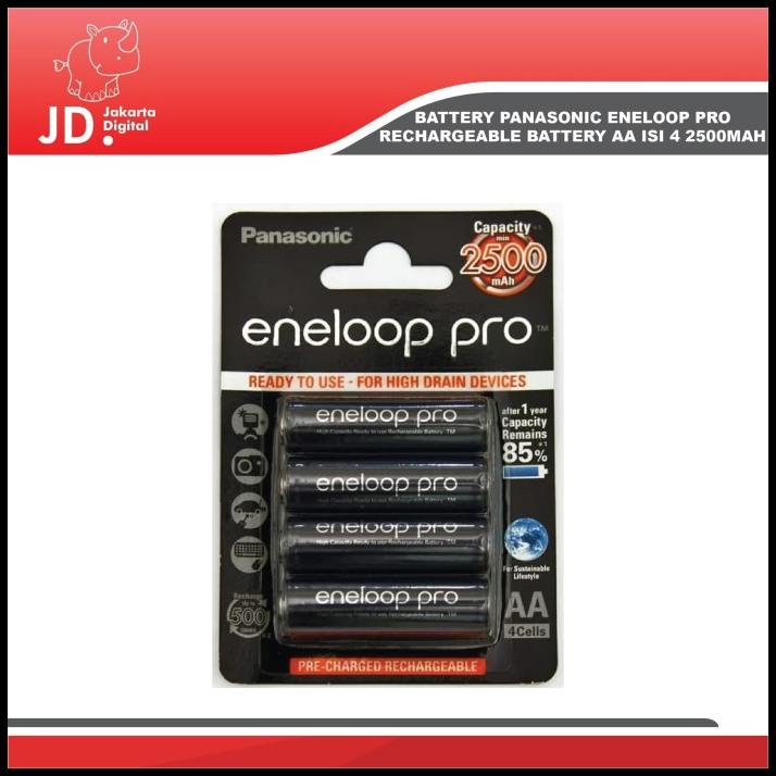 Jual Battery Panasonic Eneloop Pro Rechargeable Battery Aa Isi 4