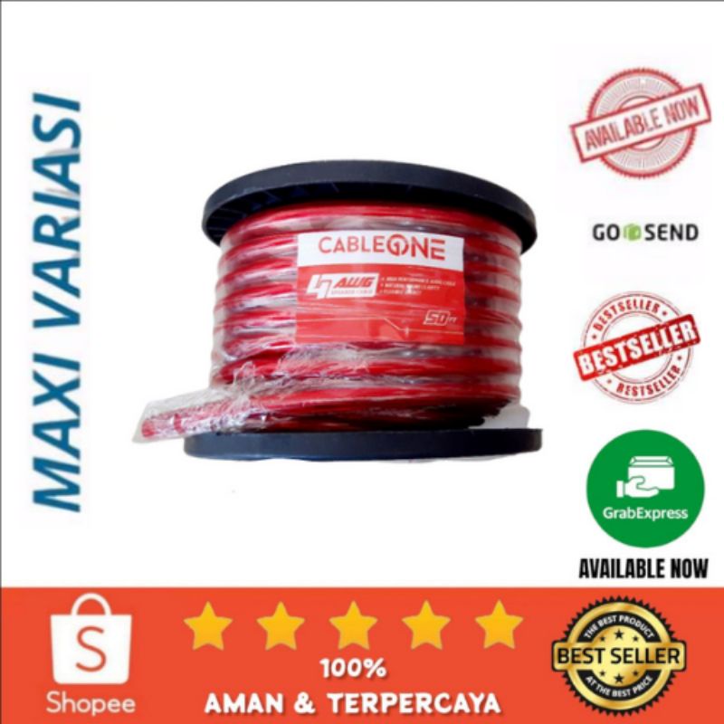 Jual Kabel Power Audio 4 Awg 8 Awg 16 Awg 12 Awg Per 1 Meter | Shopee ...