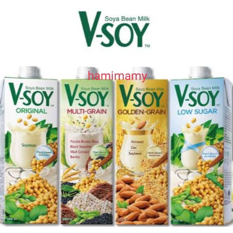 Jual Vsoy V soy multigrain golden grain original low sugar | Shopee ...