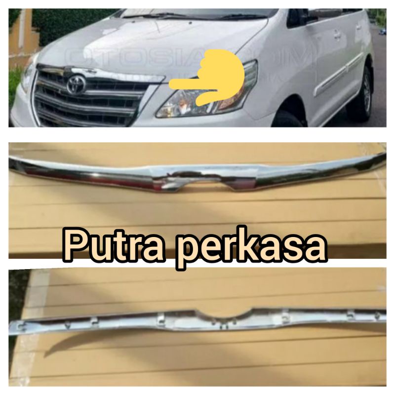 Jual hood moulding Lis kap mesin Innova grand barong th 2012-2015 ...