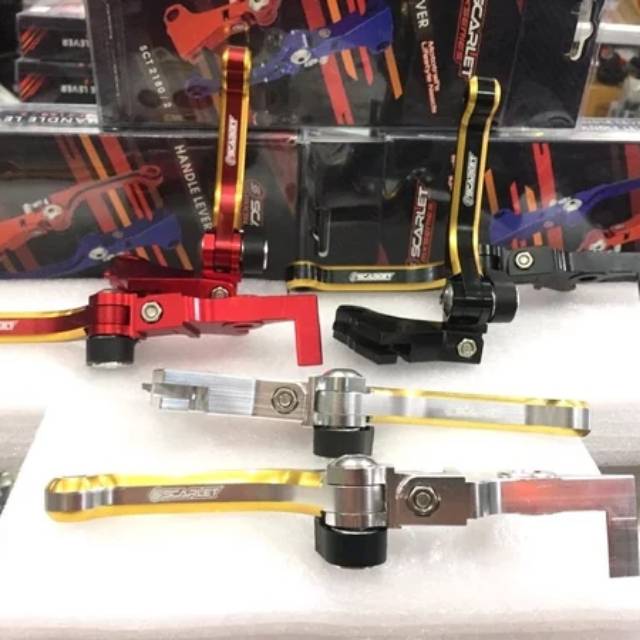 Jual handle hendel crf 150 model lipat / handle scarlet crf / hendel ...