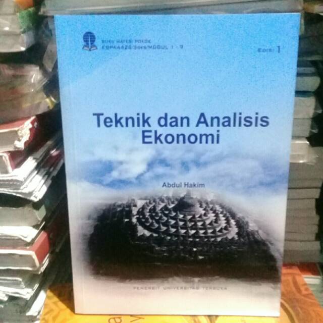Jual ORIGINAL Teknik dan Analisis Ekonomi | Shopee Indonesia