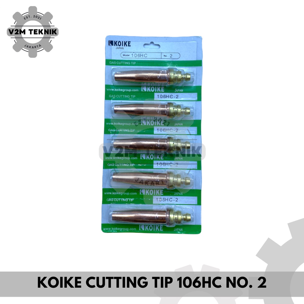 Jual Cutting Tip KOIKE Gas LPG Strong 25 106HC No. 2 / Mata Potong Las ...