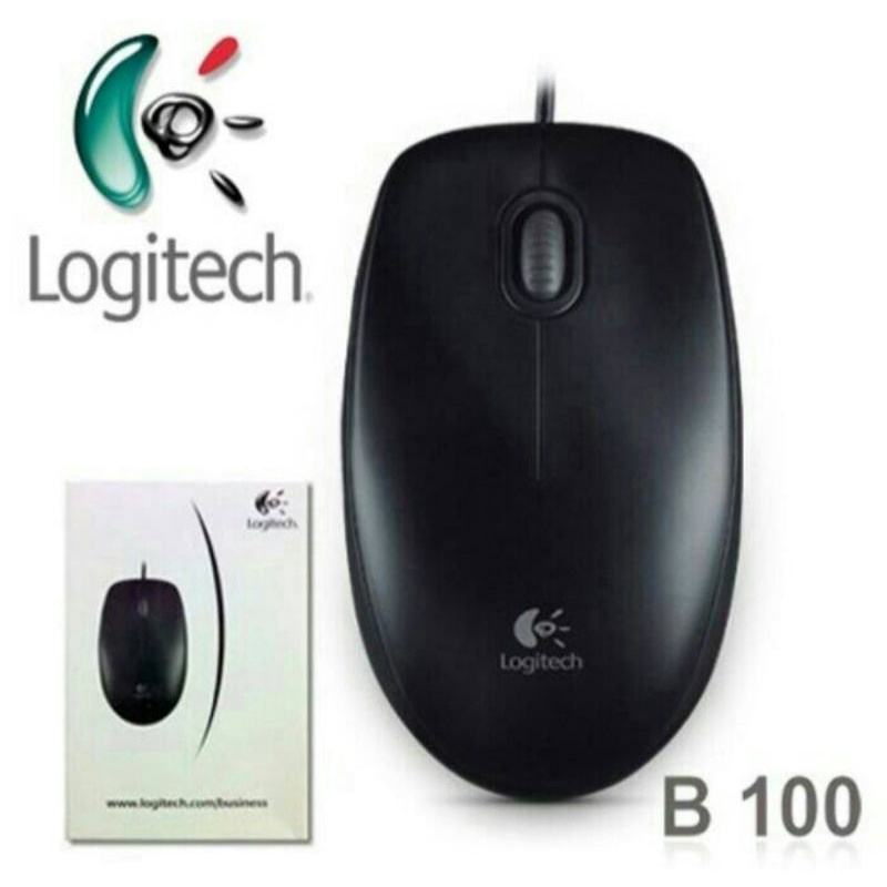 Jual LOGITECH B100 MOUSE USB ORIGINAL GARANSI RESMI | Shopee Indonesia