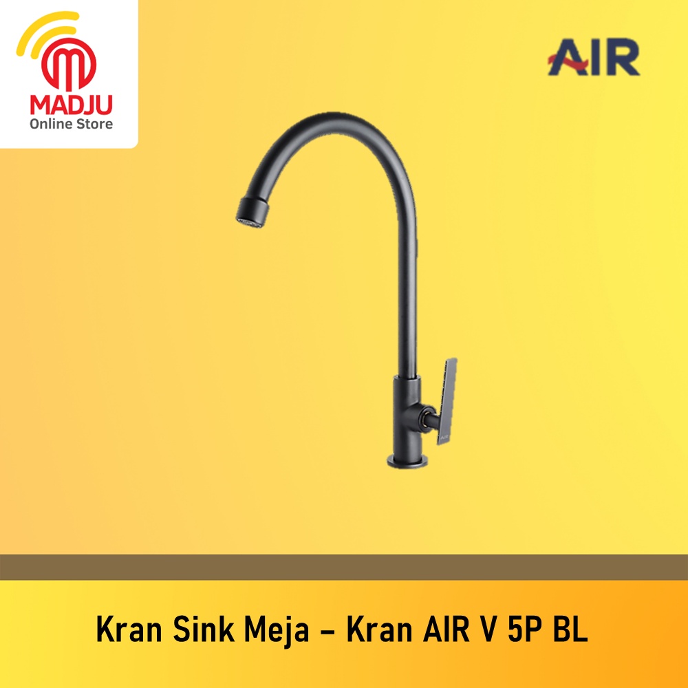 Jual Kran AIR Sink V 5P BL Kran Sink AIR Meja Hitam Mewah Kran Cuci ...