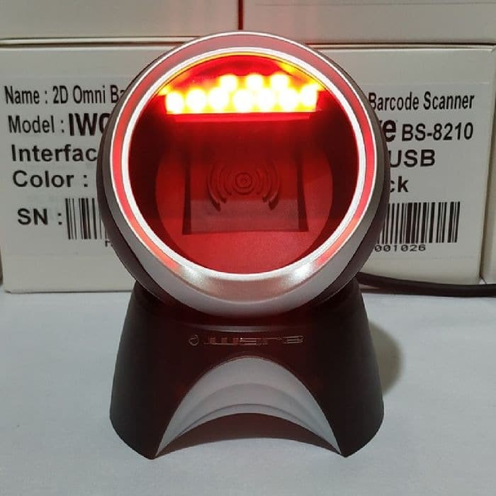 Jual BARCODE SCANNER IWARE OMNI BS-8210 1D & 2 DIMENSI (QR CODE - E ...