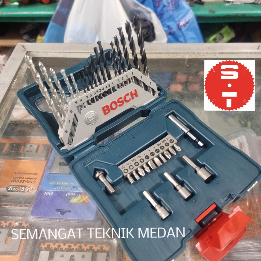 Jual BOSCH 33-piece X-LINE 33 SET MATA BOR MATA OBENG VARIASI KOMBINASI ...