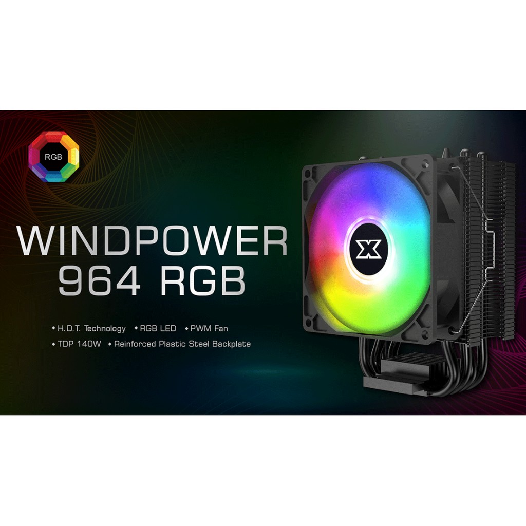 Jual XIGMATEK CPU Cooler Windpower WP964-RGB - CPU COOLER | Shopee ...