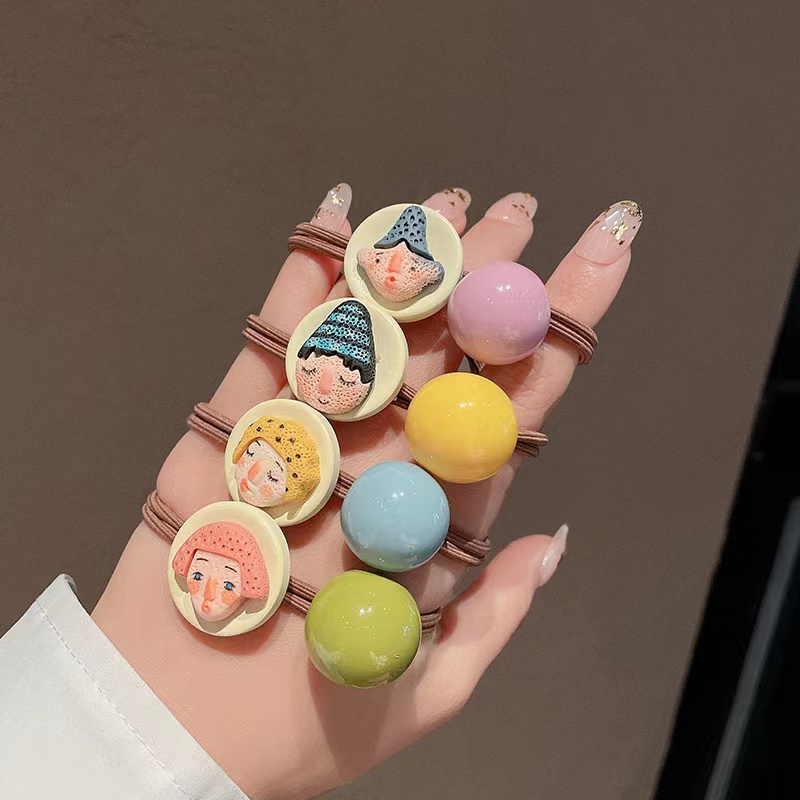 Jual Ikat Rambut Motif Cartoon Lucu Fashion Wanita Aksesoris | Shopee ...