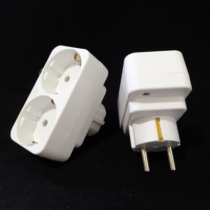 Jual Steker T Multi + Stop Kontak 2 Lubang Putih MATSUI - MT315 PTH ...