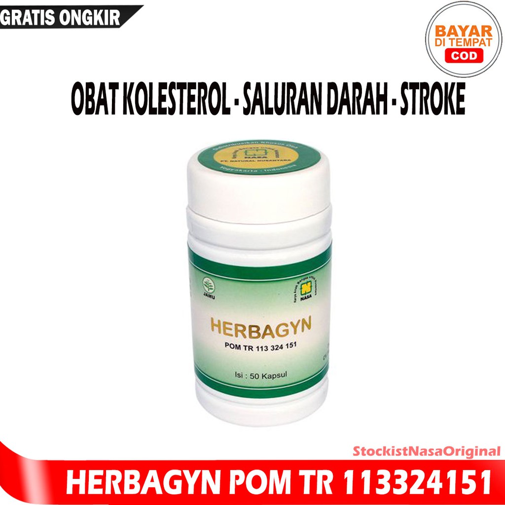 Jual HERBAGYN - OBAT KOLESTEROL - SALURAN DARAH - STROKE | Shopee Indonesia