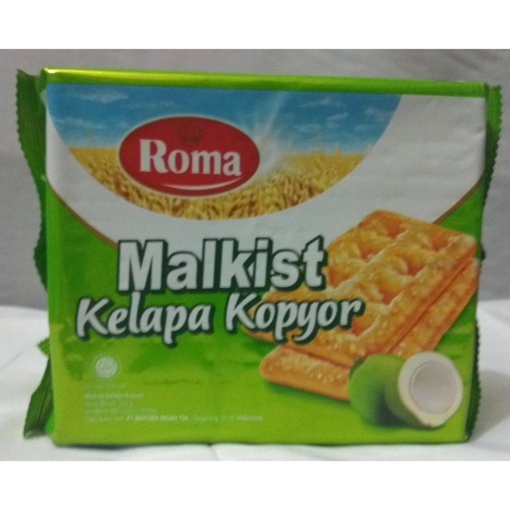 Jual Oleh Oleh Khas Solo Biskuit Roma Malkist Kelapa Kopyor 252 gram ...