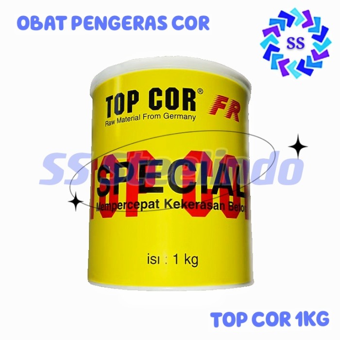 Jual OBAT PENGERAS COR-AN BETON TOP COR KALENG 1KG | Shopee Indonesia