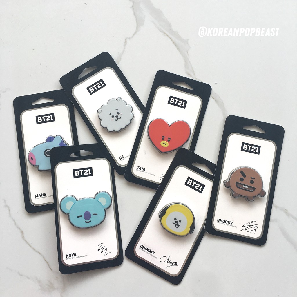 Jual [CLEARANCE, READY] BT21 Standring / Griptok Official Original ...