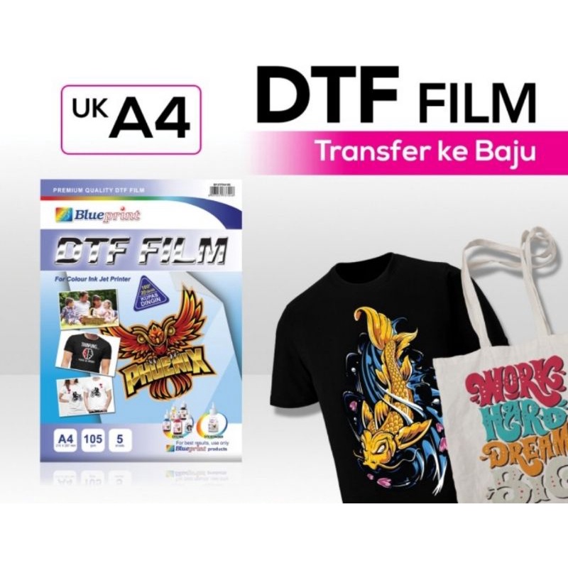 Jual Kertas DTF Film A4 Blueprint | Shopee Indonesia