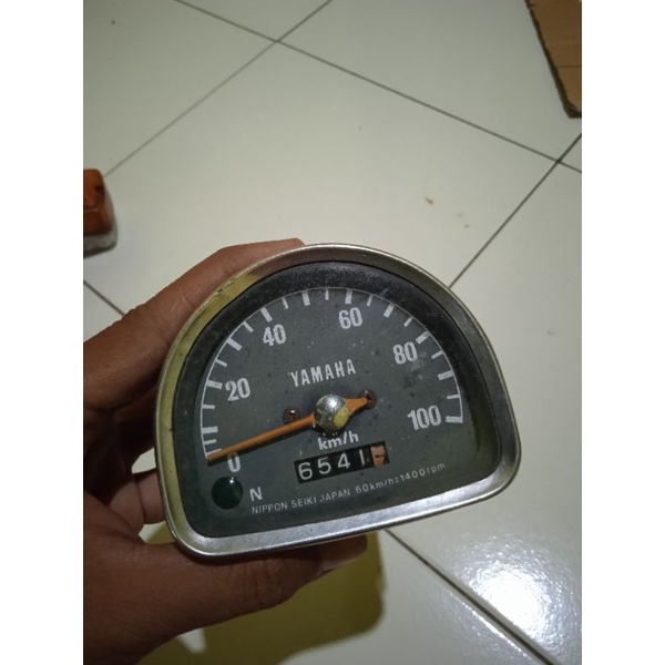 Jual speedometer yamaha v75 original fungsi normal bekas pakai | Shopee ...