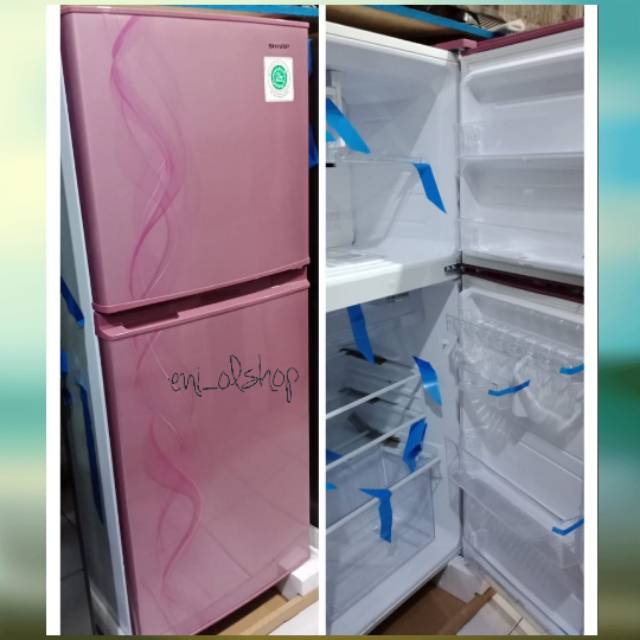 Jual Kulkas Sharp 2 Pintu SJ 237ND Palembang | Shopee Indonesia