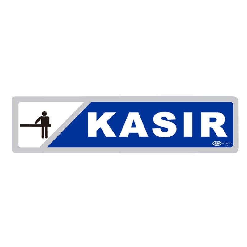 Jual Papan Tanda / Sign Board / Label Acrylic KASIR LK 217 C | Shopee ...