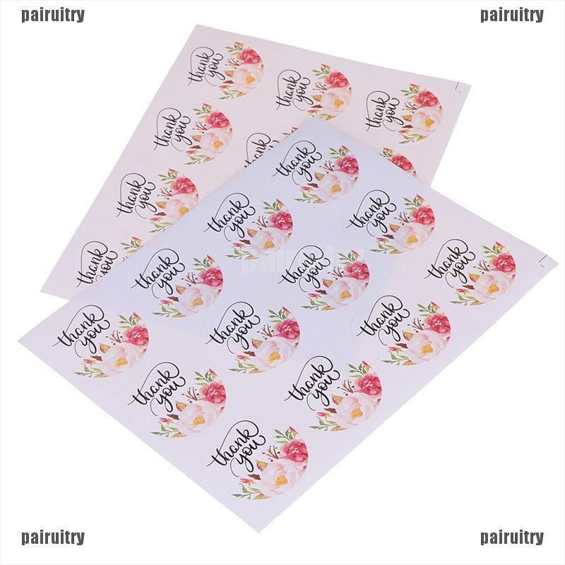 Jual stiker label tulisan Thankyou variasi 90 pcs 120 pcs 240 pcs ...