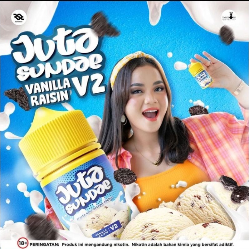 Jual Liquid Juta sundae V2 vanilla raisin - Juta sundae Vanilla Raisin ...