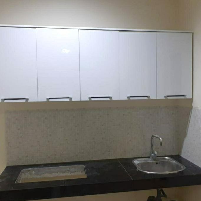 Jual Rak Piring Lemari Gantung Dapur Kitchen Set Atas 5 Pintu Ukuran ...