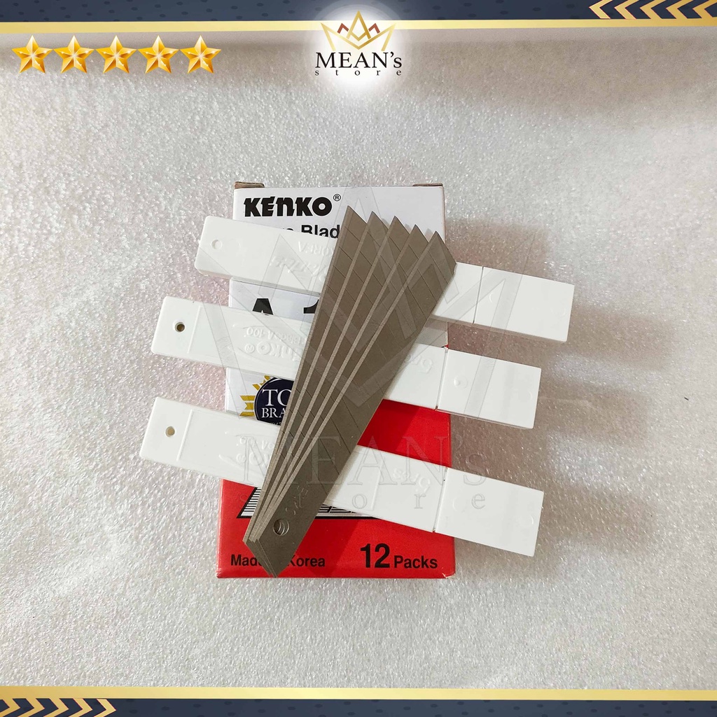 Jual Isi Cutter Kenko A-100 / Pisau Cutter Kecil / Reffil Cutter A100 ...