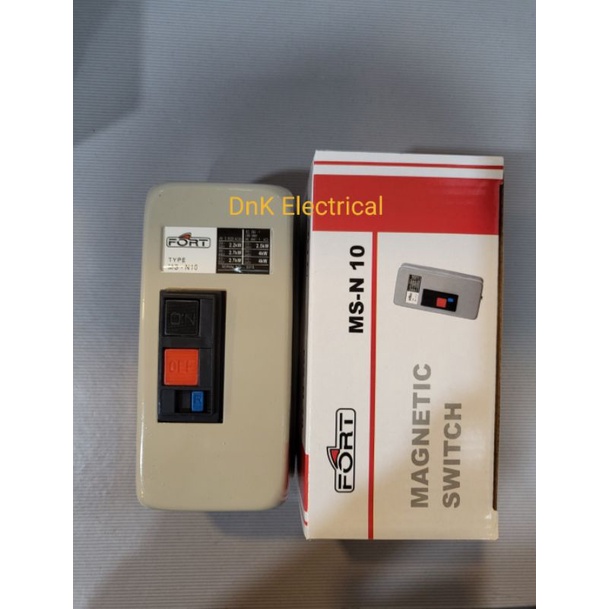 Jual Motor Starter/Dol Starter Metal Box 3 Phase/3P FORT MSN-10 ...