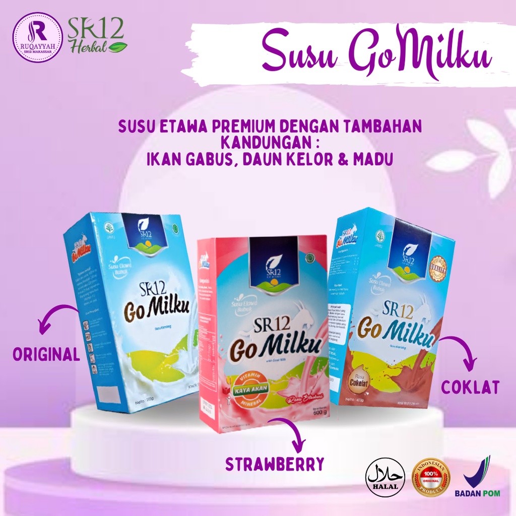 Jual Susu Gomilku SR12 Etawa Halal Terbaik - Susu Kambing Etawa Gomilku ...