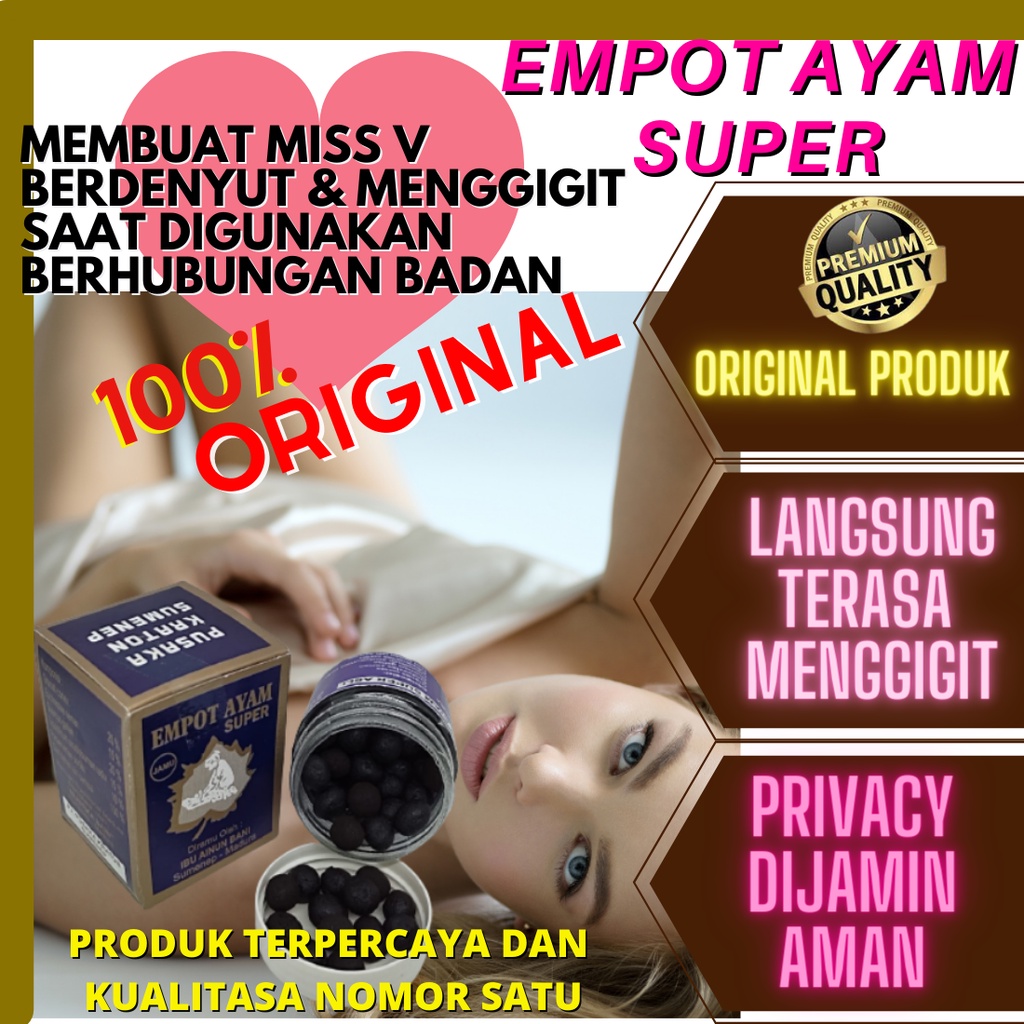 Jual Empot Ayam / Anti Pelakor / Jamu Empot Ayam Asli Madura / Miss V ...