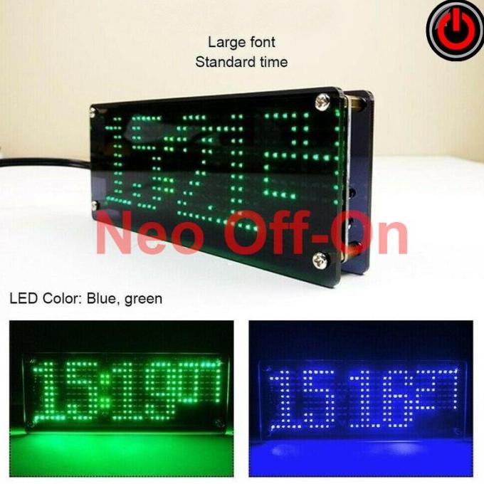 Jual PJJ01 DIY RAKIT SENDIRI SMD LED DOT MATRIX DIGITAL CLOCK KIT JAM ...