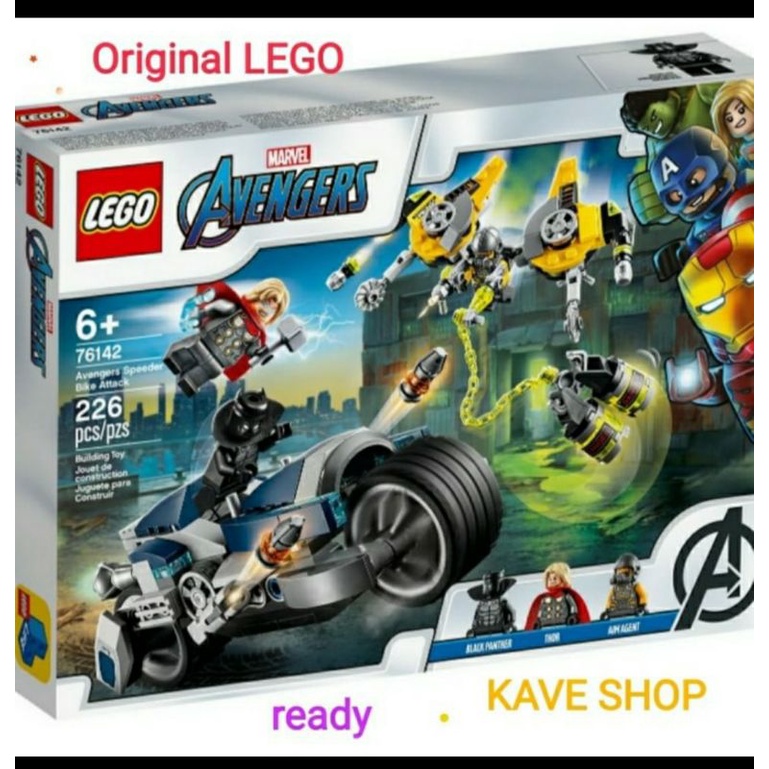 Jual LEGO 76142 Super Heroes : Avengers Speeder Bike Attack | Shopee ...
