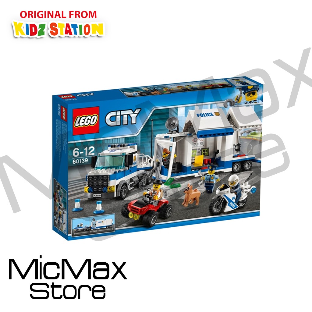 Jual Lego City 60139 Police Mobile Command Center Truck | Shopee Indonesia