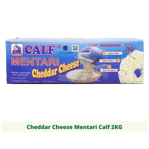 Jual CALF CHEESE CHEDDAR MENTARI 2KG | Shopee Indonesia