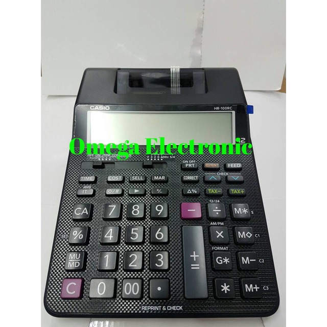 Jual Casio Printing Calculator HR-100RC - Kalkulator Kasir Printer ...