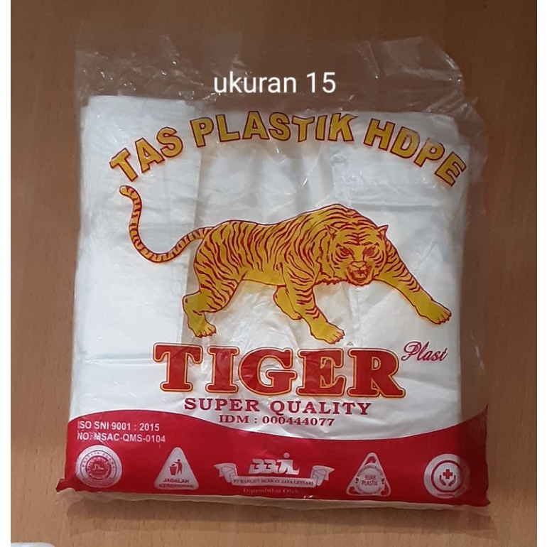 Jual PLASTIK HDPE TIGER 15 24 / PLASTIK TIGER BENING | Shopee Indonesia