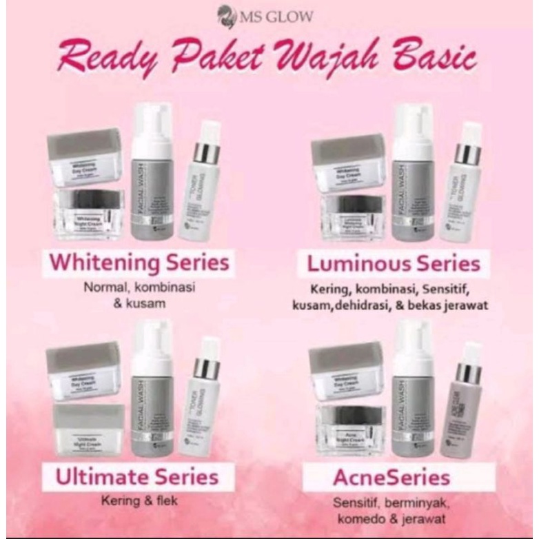 Jual ALL PAKET MS GLOW (GRATIS GIFT MENARIK) | Shopee Indonesia