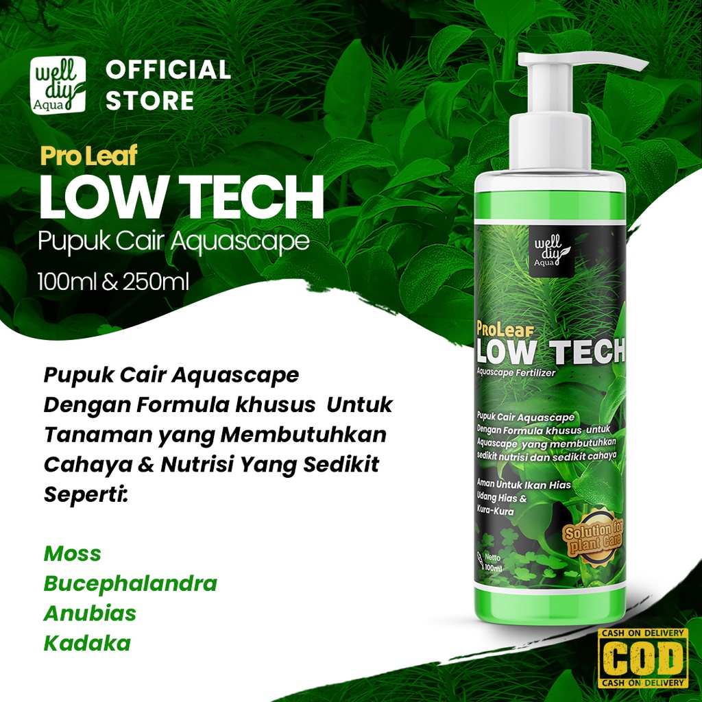 Jual Pupuk Cair Aquascape ProLeaf LOW TECH 100ml 250ml | Shopee Indonesia