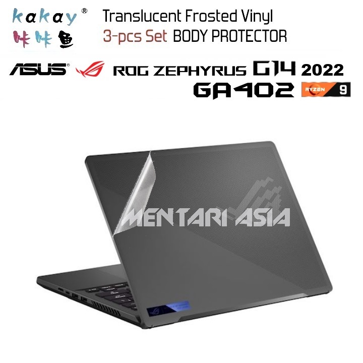 Jual Body Protector ASUS ROG Zephyrus G14 GA402 2022 - KAKAY Matte Vinyl | Shopee Indonesia