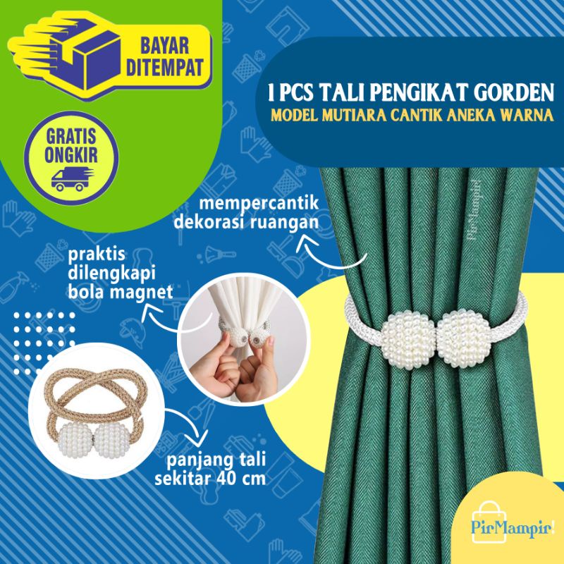 Jual PEARL MAGNETIC CURTAIN TIEBACKS Tali Pengikat Tirai Jendela Hiasan ...