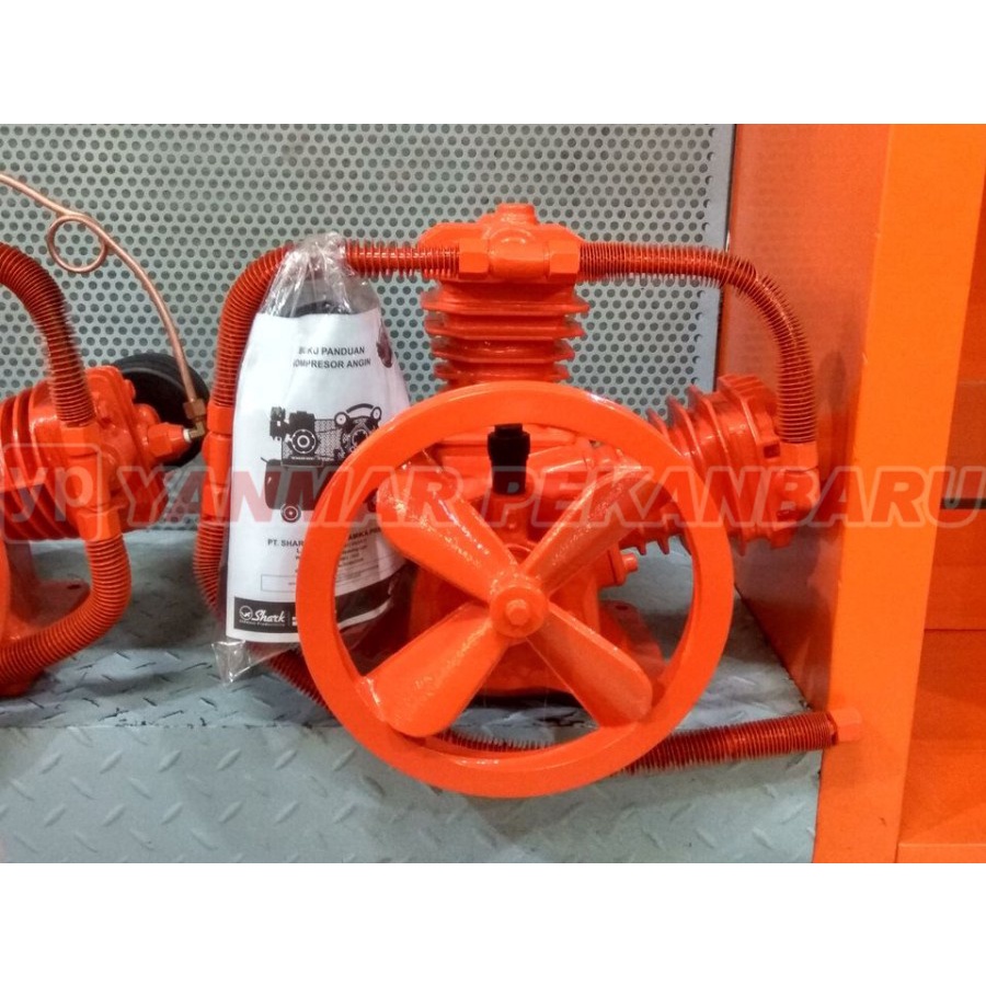 Jual Kepala Kompresor Angin 2 PK / HP 3 Piston AUTO Bare Compressor ...