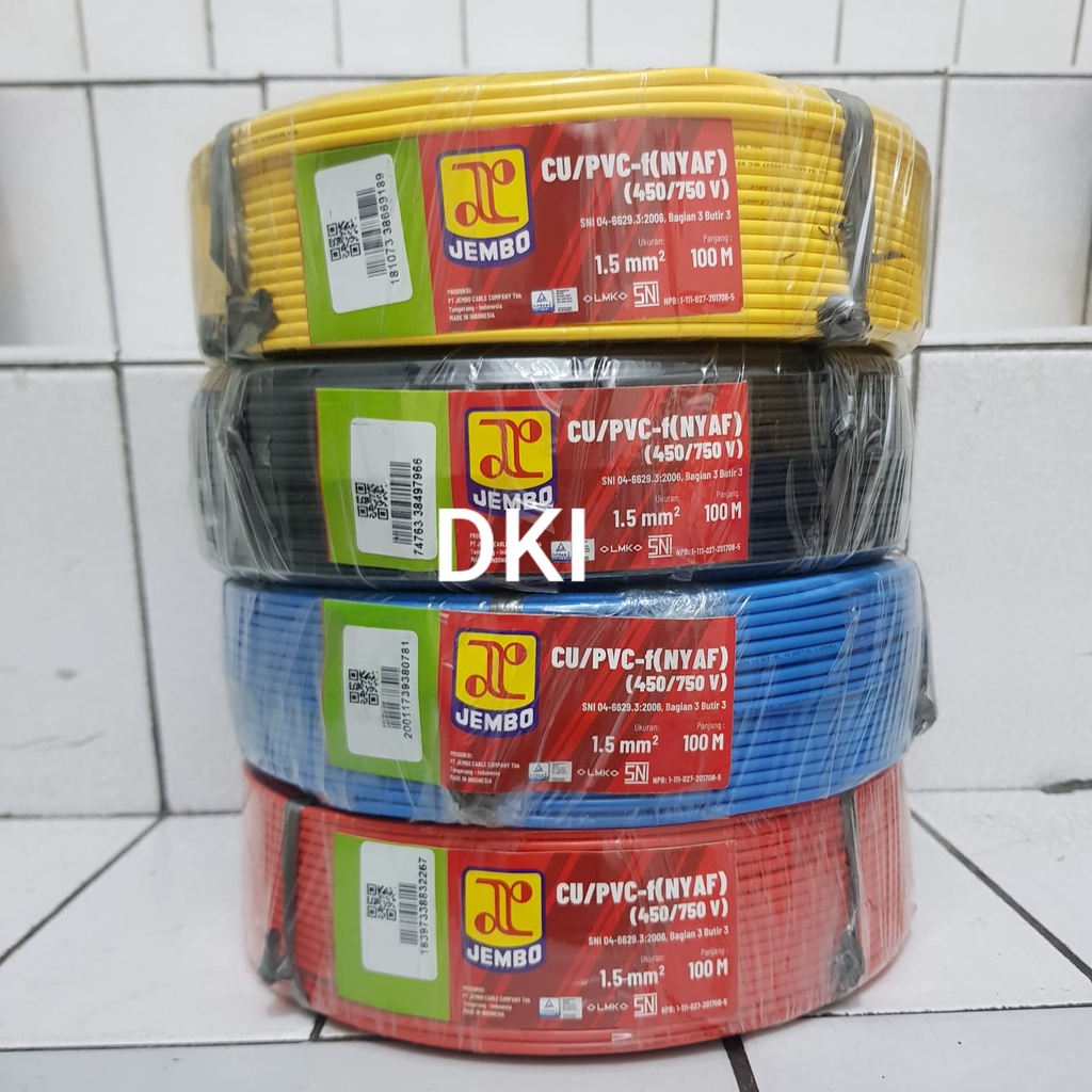 Jual Kabel Jembo NYAF 1.5 mm 100 meter | Shopee Indonesia